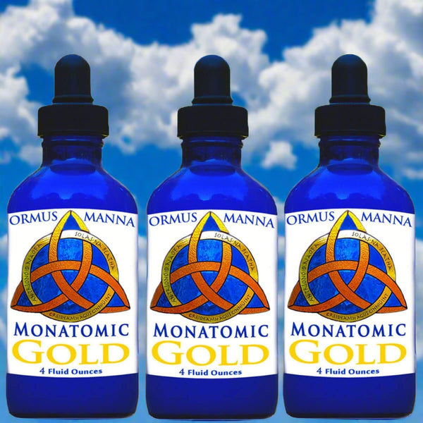 Ormus Gold - 3 Pack Combo - 4 oz Gold Ormus Manna 99.99 + 5 Sources – Ormus.Yoga